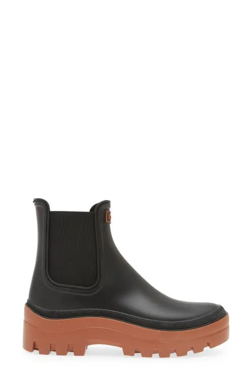 TONI PONS Lug Sole Platform Boots - Black/ Tan