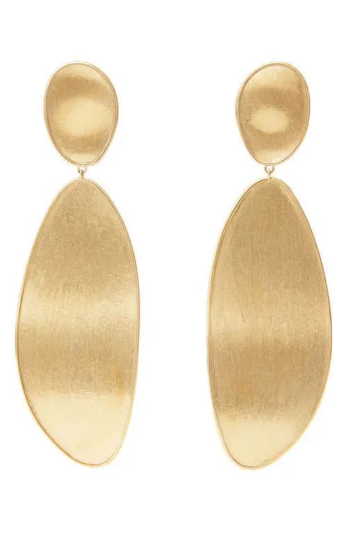 Marco Bicego Lunaria Drop Earrings - 18k Yellow Gold