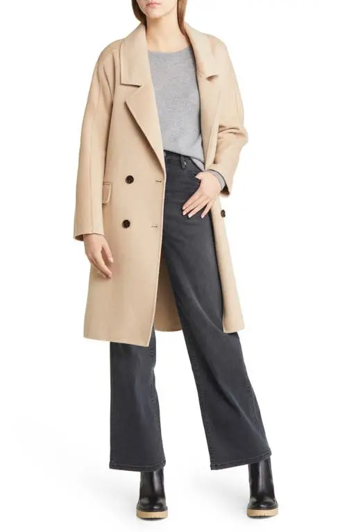 Rails Sloan Belted Wool-blend Overcoat