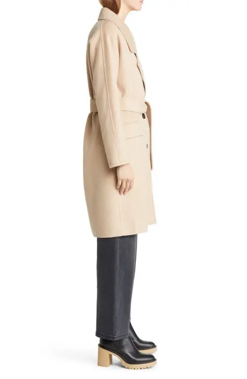 Rails Sloan Belted Wool-blend Overcoat