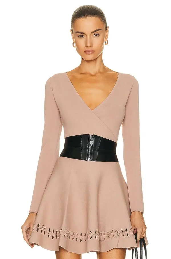 Alaïa Wrap Angie Bodysuit