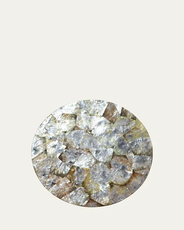 VON GERN HOME Round Shell Placemat
