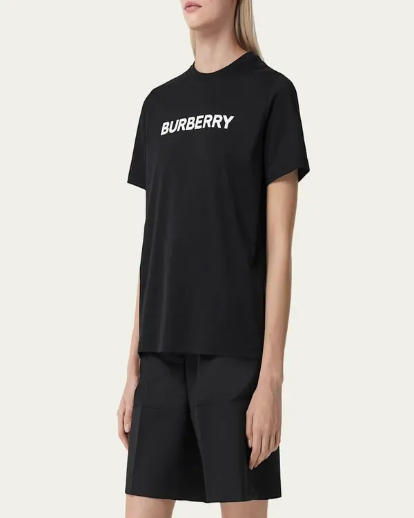 Burberry Margot Logo T-Shirt - Black | Editorialist