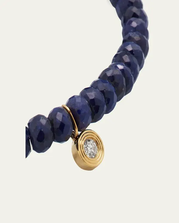 SYDNEY EVAN 14k Gold Diamond & Sapphire Charm Bracelet