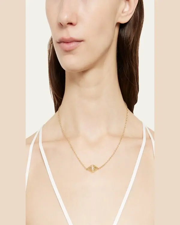 SYDNEY EVAN 14k Evil Eye Diamond Necklace