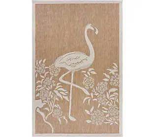 OX BAY TRADING CO. Ox Bay Flamingo Indoor/outdoor Catalina Rug 7'9 X 9'9 - One-color