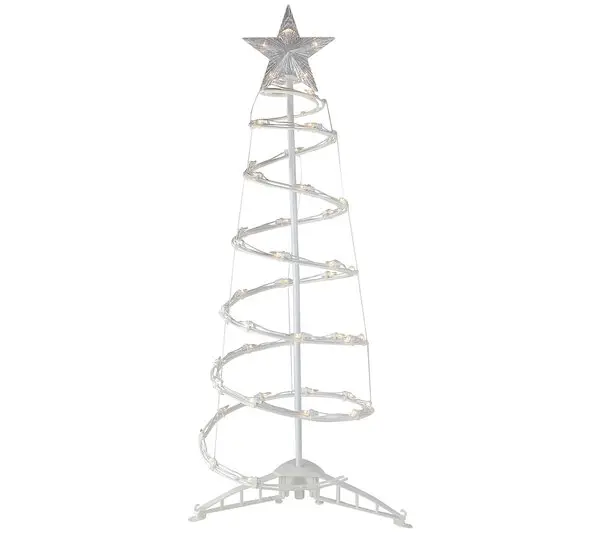 NORTHLIGHT Northlgiht 3' Lighted Spiral Cone Tree Outdoor Decoration - One-color