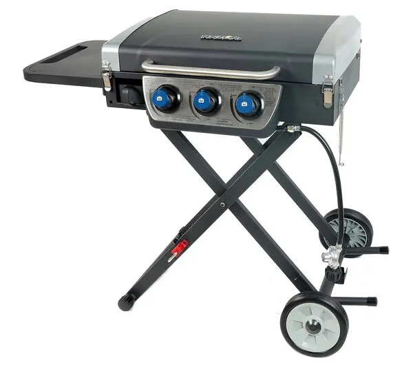 RAZOR 3-burner Griddle With Cart And Side Shelf