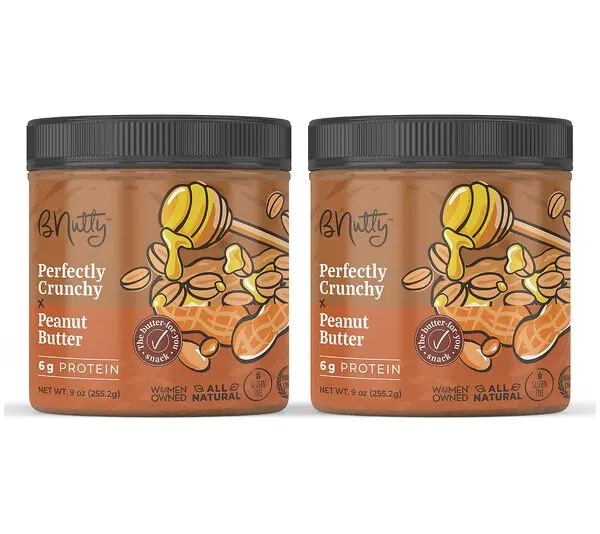 B.NUTTY 9 Oz. Bnutty Perfectly Crunchy Gourmet Pean T Butter - One-color