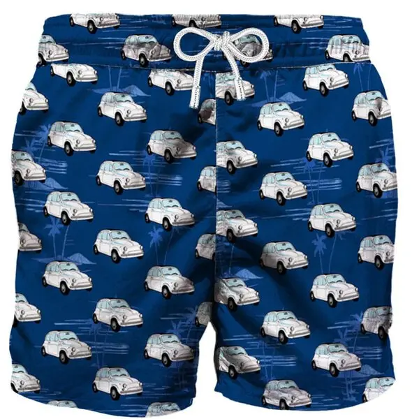 MC2 SAINT BARTH Cars All-over Print Swim Shorts