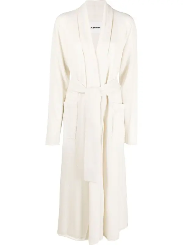 JIL SANDER Long Cashmere Cardigan