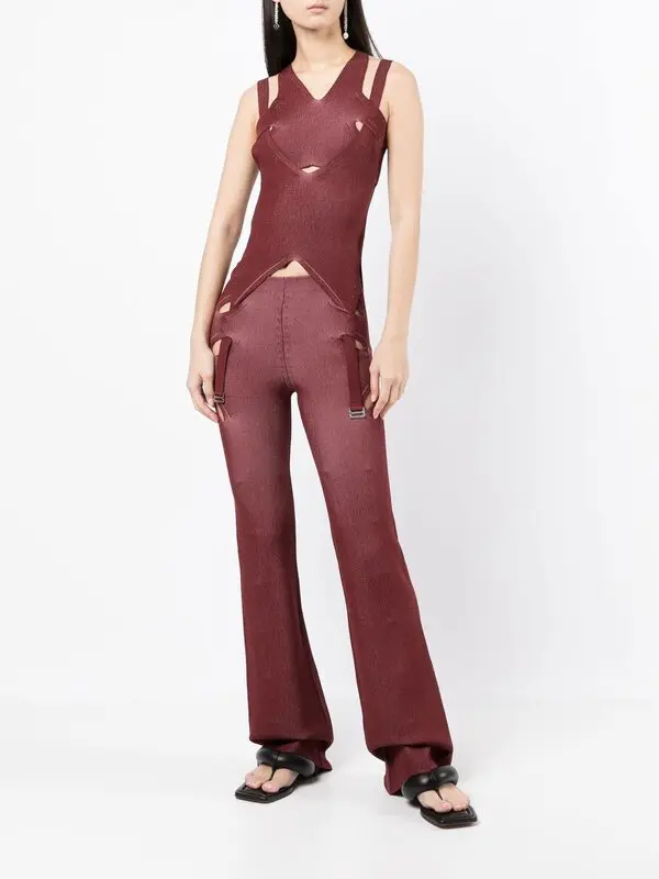 DION LEE Lock Slit Detail Trousers