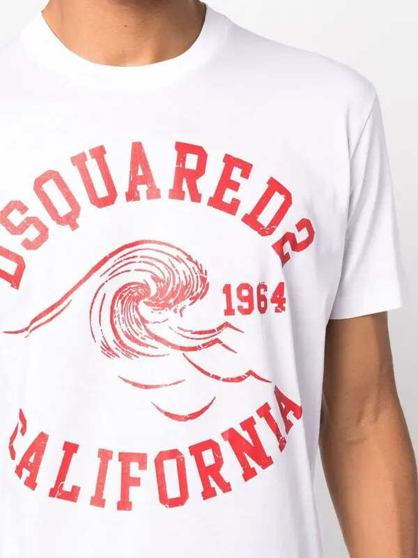 Dsquared2 Graphic-print Short-sleeve T-shirt