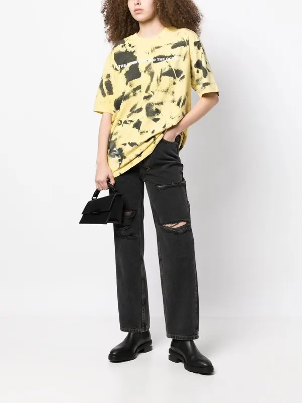 MAUNA KEA Slogan-print Brushed T-shirt