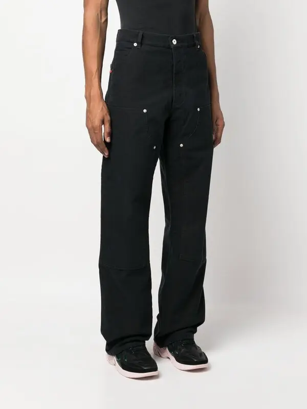 Heron Preston Mid-rise Straight Leg Jeans