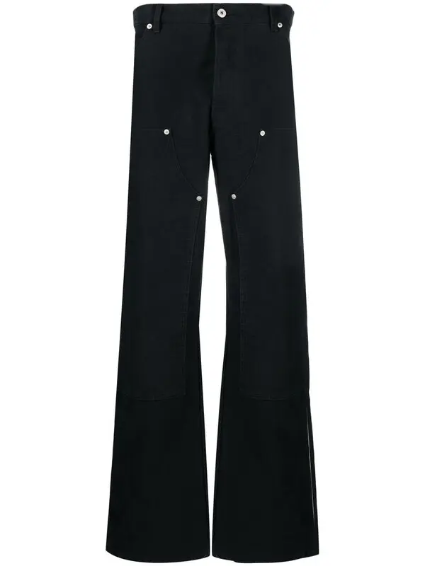 Heron Preston Mid-rise Straight Leg Jeans - Black