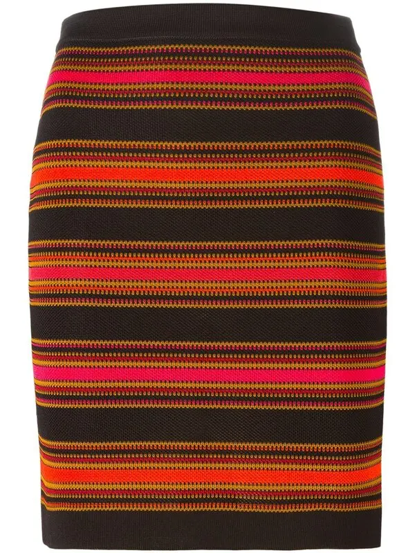 Balmain Striped Mini Skirt