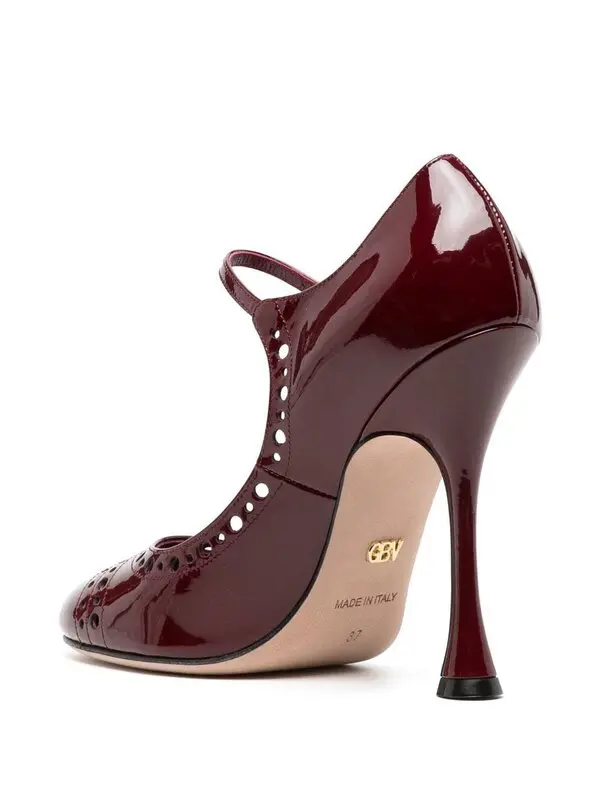 Giambattista Valli 110mm Cut-out Pumps - Red