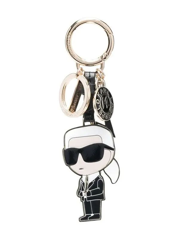 Karl Lagerfeld Ikon Charm Keyring