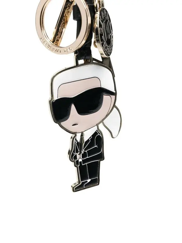 Karl Lagerfeld Ikon Charm Keyring