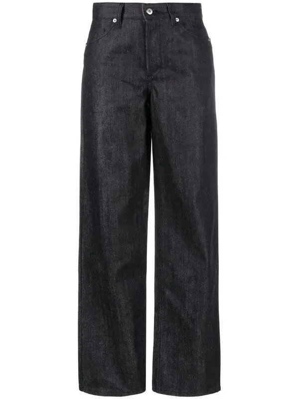 JIL SANDER High-waisted Straight-leg Jeans - Blue