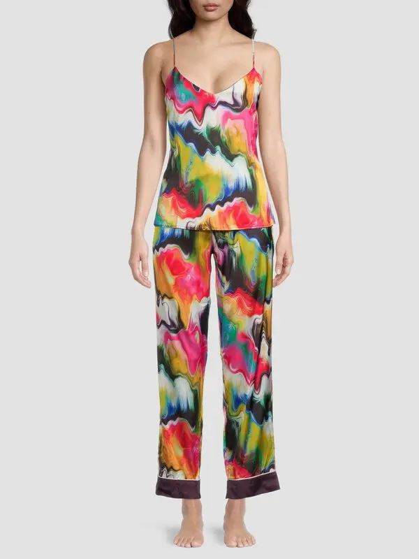 AVERIE Shanaya Iridiana Printed 2-piece Pajama Set