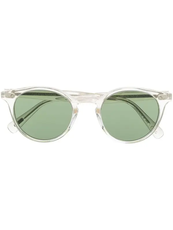Oliver Spencer Romare Round-frame Sunglasses - Neutrals