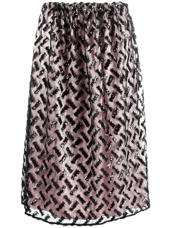 Emporio Armani A-line Mid-length Skirt