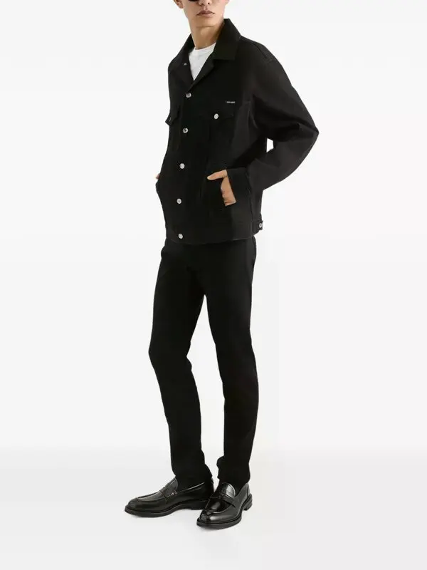 Dolce & Gabbana Logo-appliqué Skinny Jeans