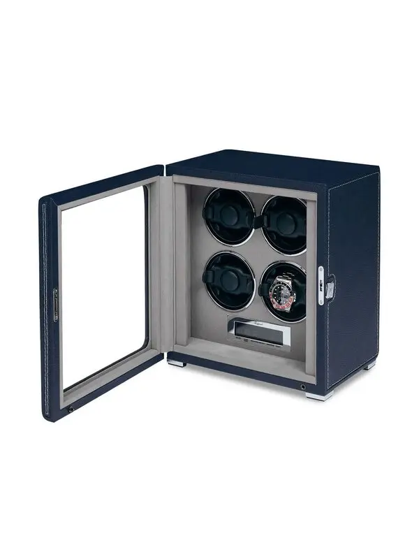 RAPPORT LONDON Quantum Quad Watch Winder - Blue