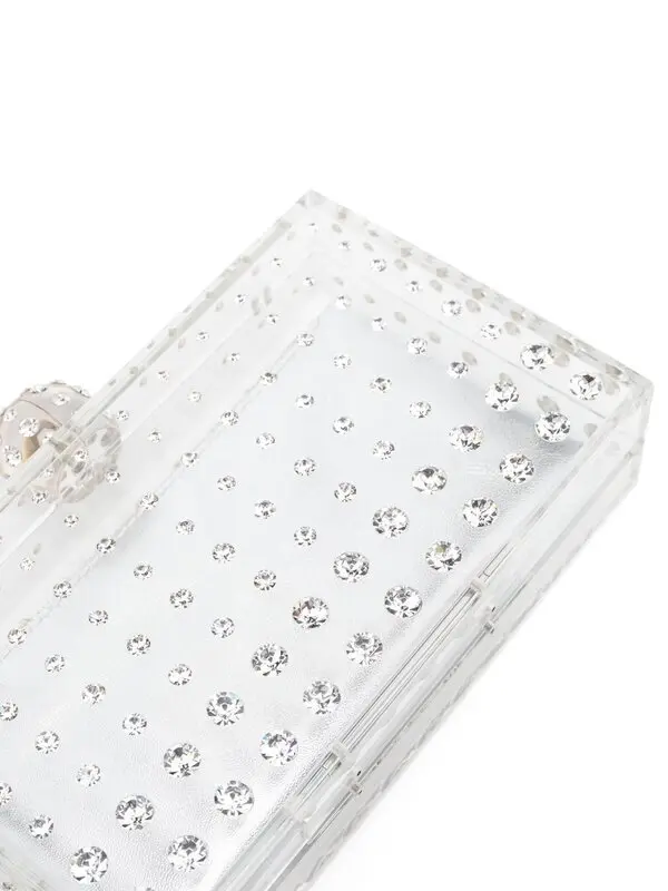 AQUAZZURA Tequila Rhinestone-embellished Clutch