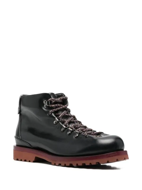 靴 BUTTERO Black Lace-Up Leather Boots Buttero® Lace-Up Ankle Boots - Black | Editorialist