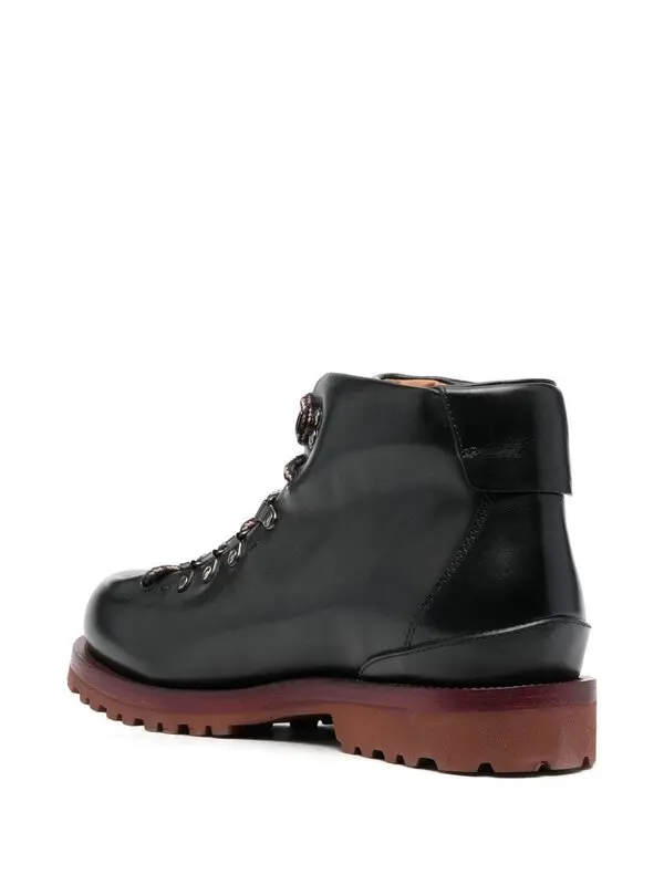 BUTTERO® Lace-up Ankle Boots - Black