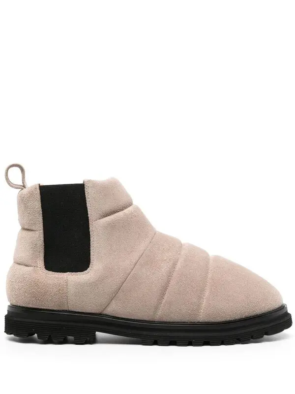 Nanushka Quilted Chelsea Boots - Neutrals