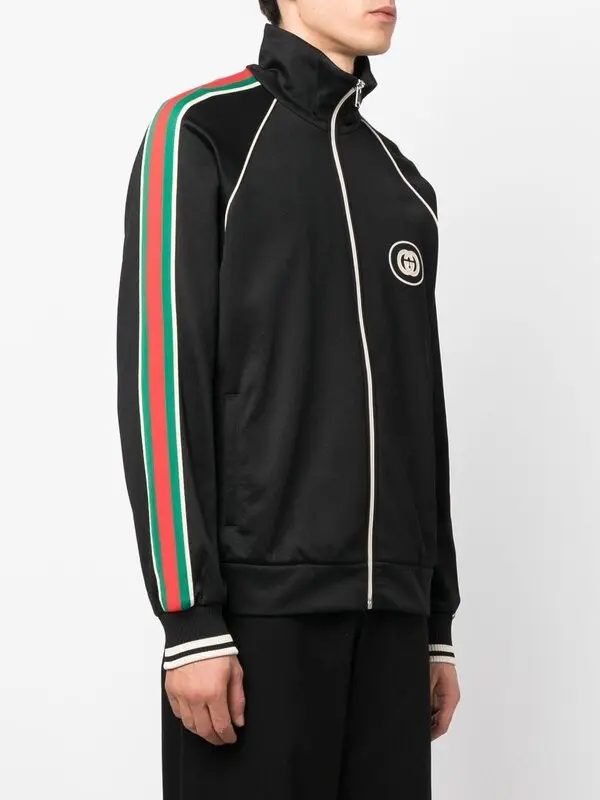 Gucci Interlocking G Track Jacket - Black | Editorialist