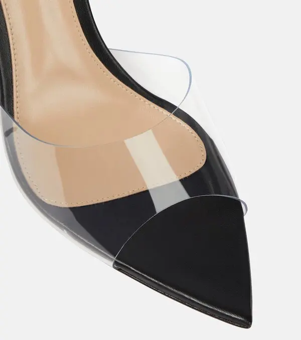 GIANVITO ROSSI Skye 85 Pvc And Leather Sandals