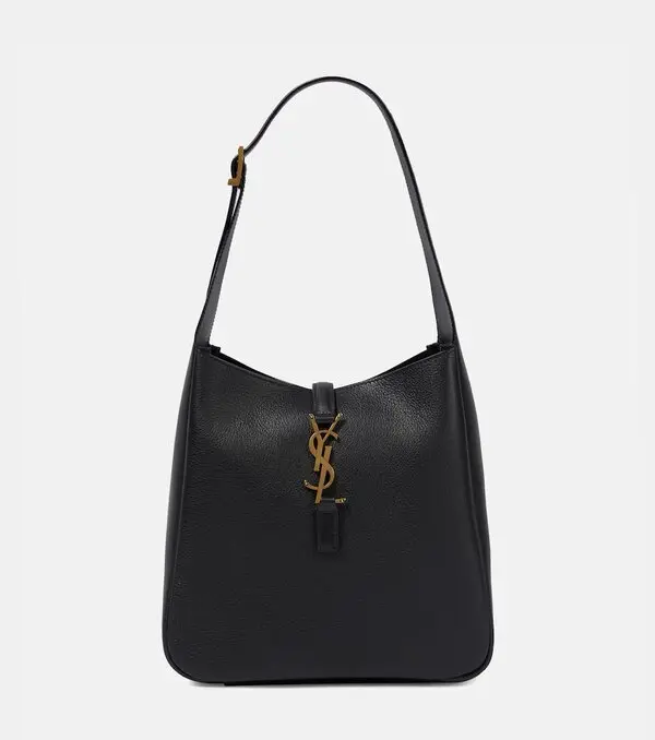 Saint Laurent Le 5 À 7 Small Leather Shoulder Bag - Black