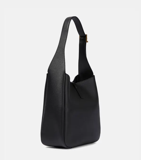 Saint Laurent Le 5 À 7 Small Leather Shoulder Bag - Black