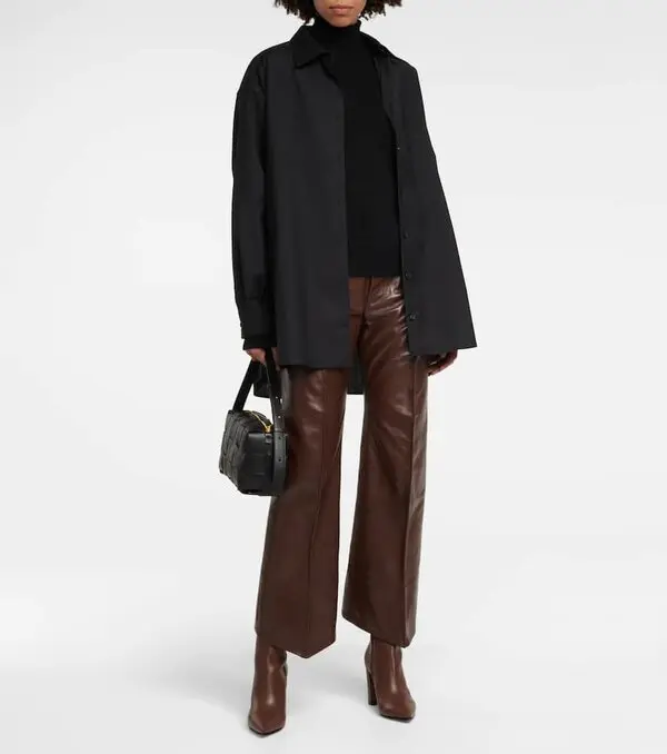 GIANVITO ROSSI Piper 85 Leather Ankle Boots - Brown