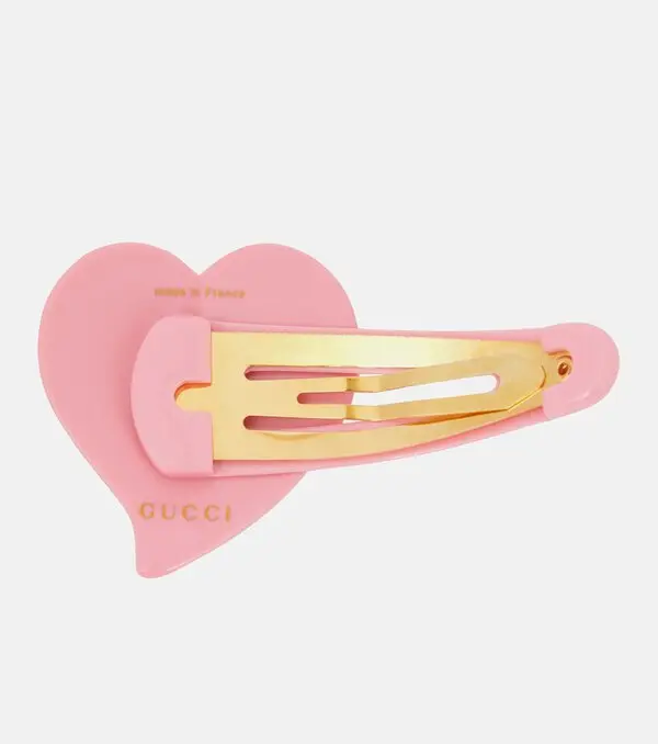 NEW Gucci Crystal-embellished hair clip Pink 100% Authentic Gucci Crystal-Embellished Hair Clip - Pink | Editorialist main image 3