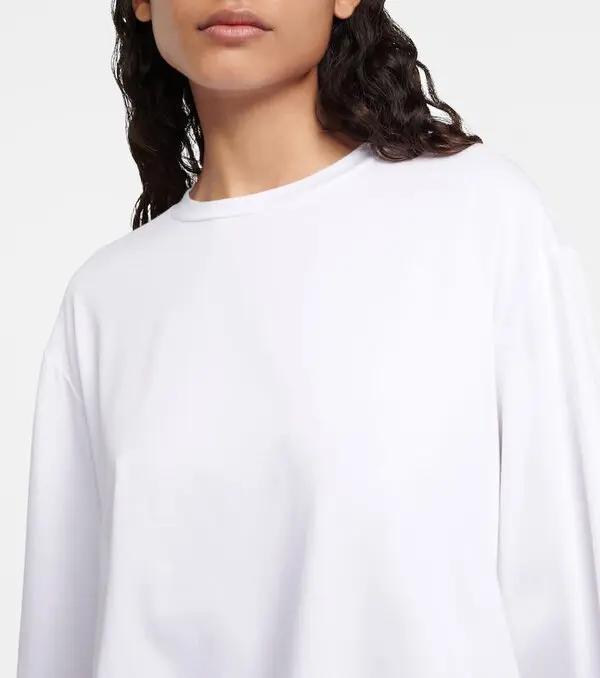 THE ROW Ciles Long-sleeved Top - White