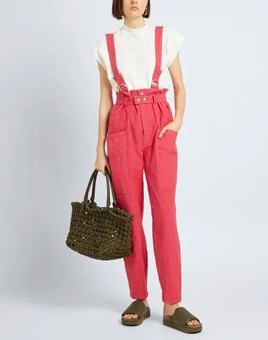 Isabel Marant Tapered Jacquard Pants - Red