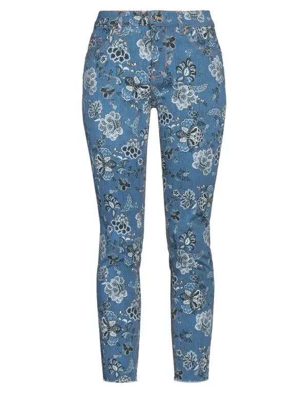 LIU •JO Slim-leg Floral Pants