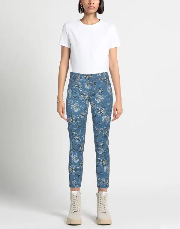 LIU •JO Slim-leg Floral Pants