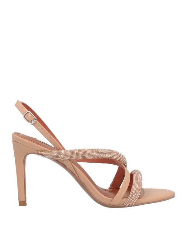 BIBI LOU Leather Slingback Stiletto Sandals