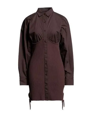 ANDREĀDAMO Mini Dress - Brown