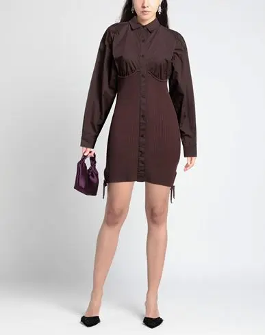 ANDREĀDAMO Mini Dress - Brown