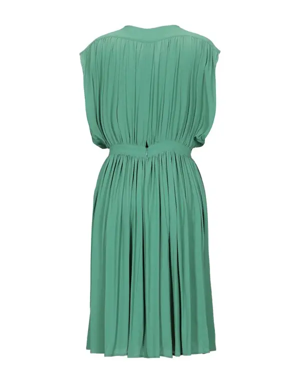 GRIFONI Flared Midi Dress - Green