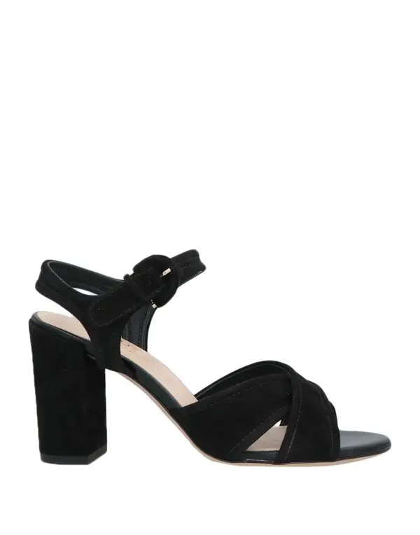 TOD'S Leather Sandals - Black