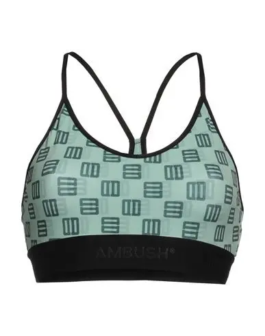 AMBUSH Logo-print Sports Top - Sage Green